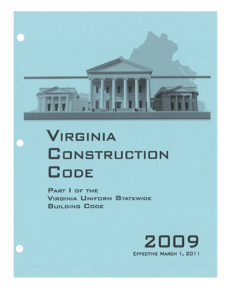 Virginia Building Code | PDF