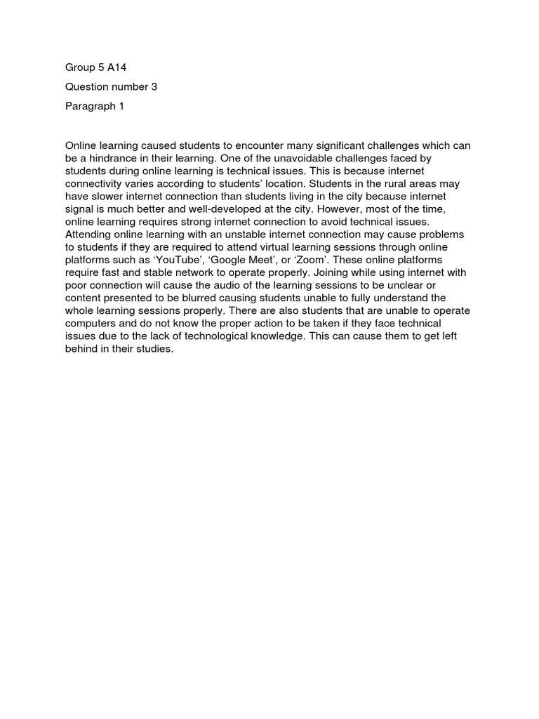 Draft Paragraph 1 Group 5 A14 | PDF