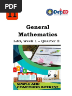General Mathematics: Quarter 2 - Module 3: Solving Problems Involving Simple and Compound ...