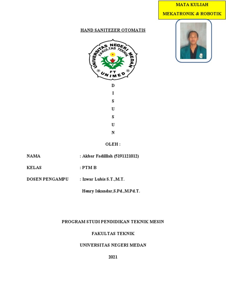 Akbar Fadillah LAPORAN PROJECT MEKATRONIK&ROBOTIK | PDF Akbar Fadillah LAPORAN PROJECT MEKATRONIK&ROBOTIK | PDF
