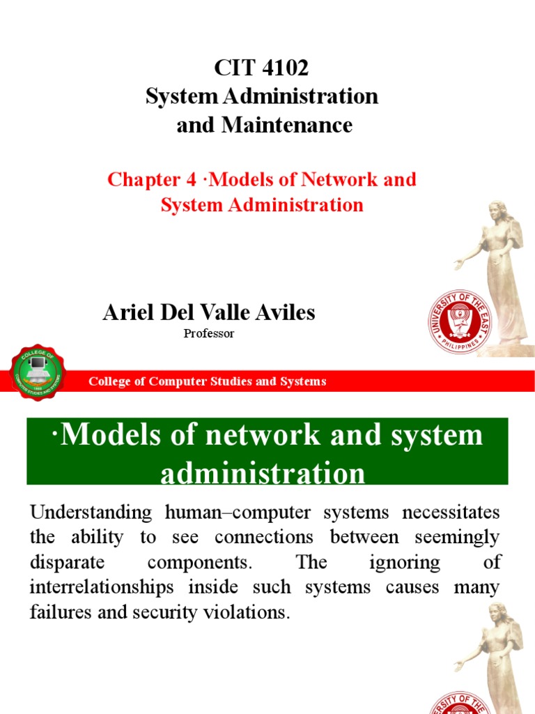 Chapter 4 - Models of Network and System Administration | Download Free ...