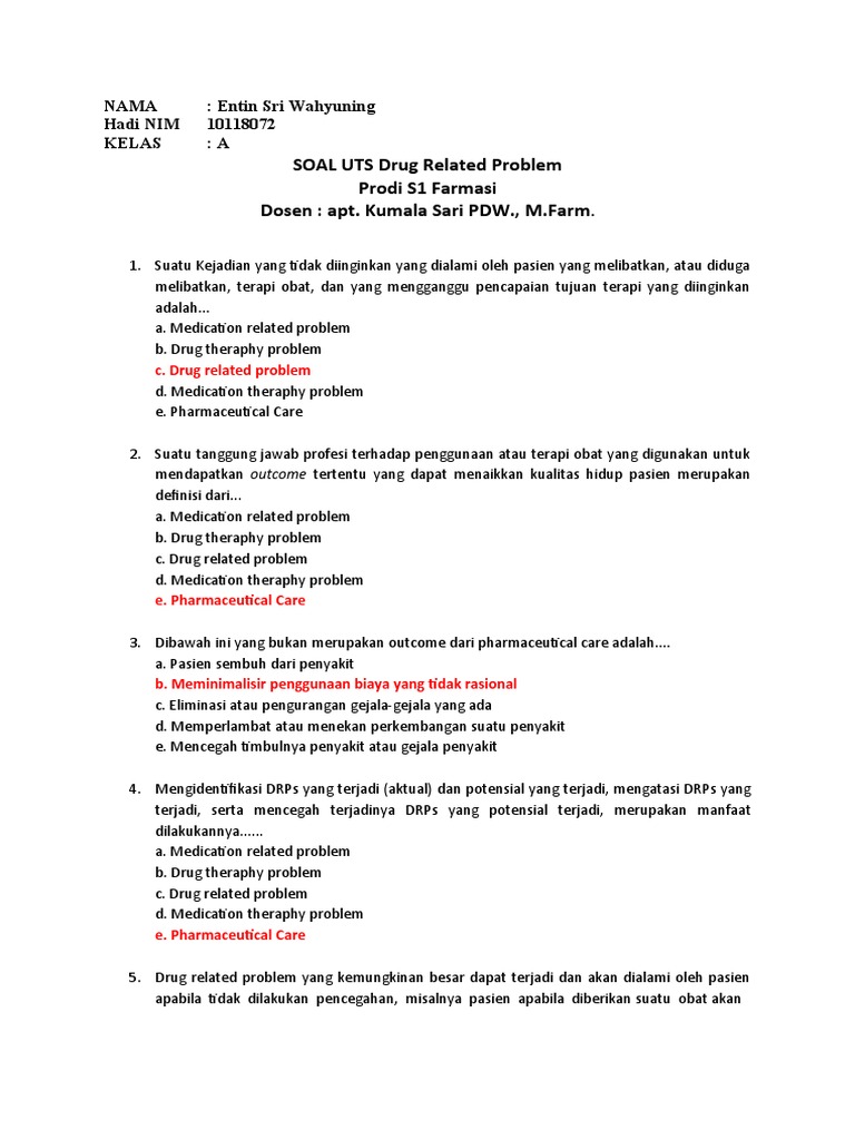 Uts DRP Kating | PDF