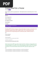 Lembar Rencana Kerja Tahunan (RKT) | PDF