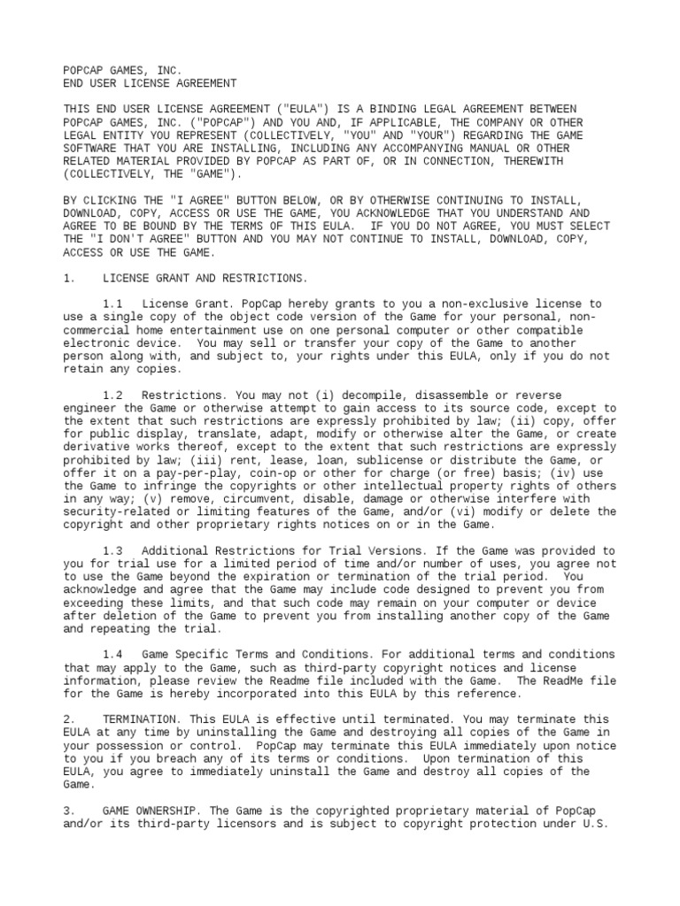 Eula | PDF | Indemnity | Damages