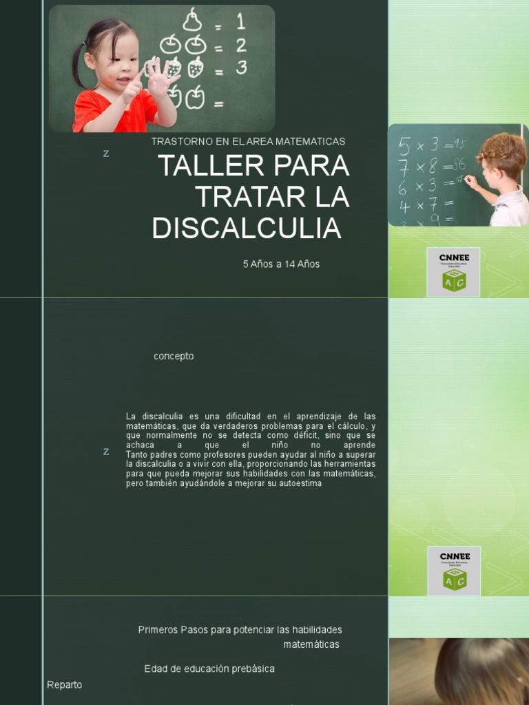 Taller para Tratar La Discalculia | PDF | Salud y bienestar