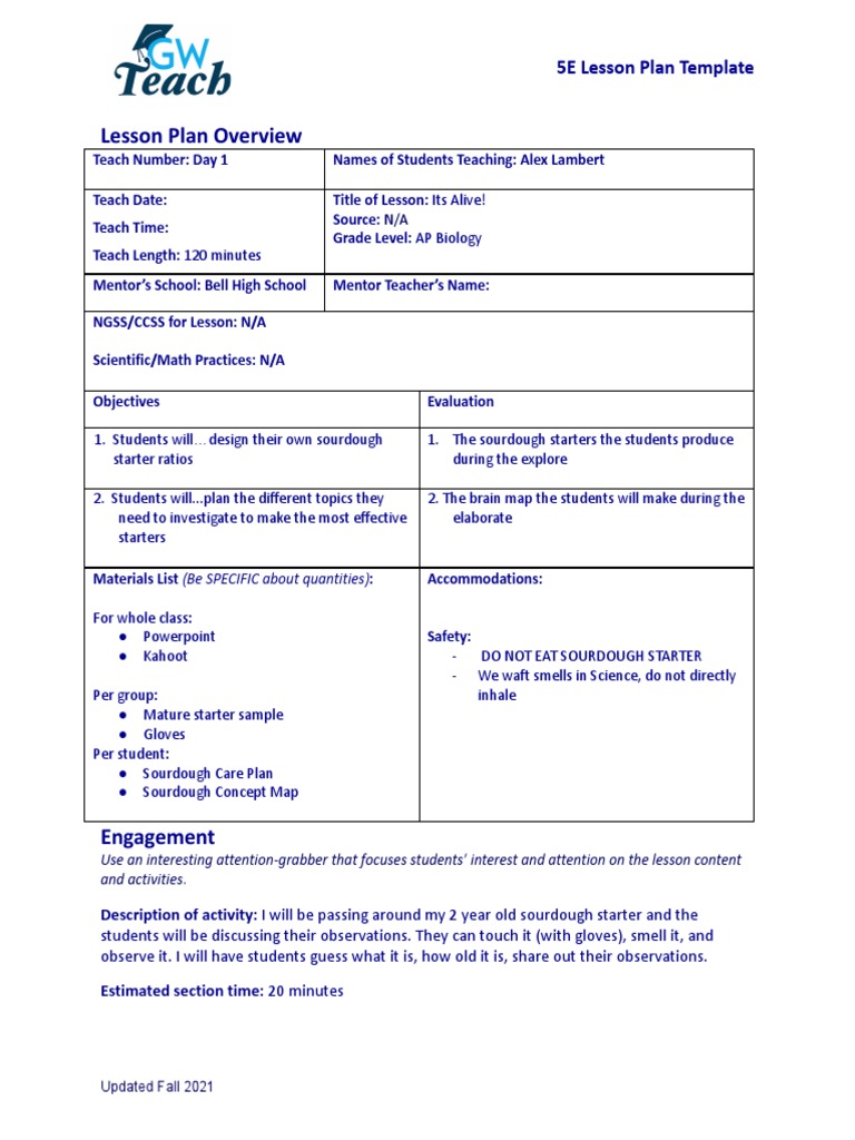Day 1 Lesson Plan | Download Free PDF | Lesson Plan | Pedagogy