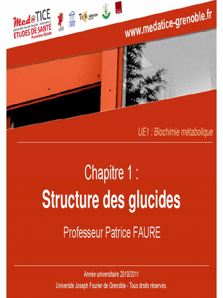 Structure et Classification des Glucides | PDF | Glucide | Glucose