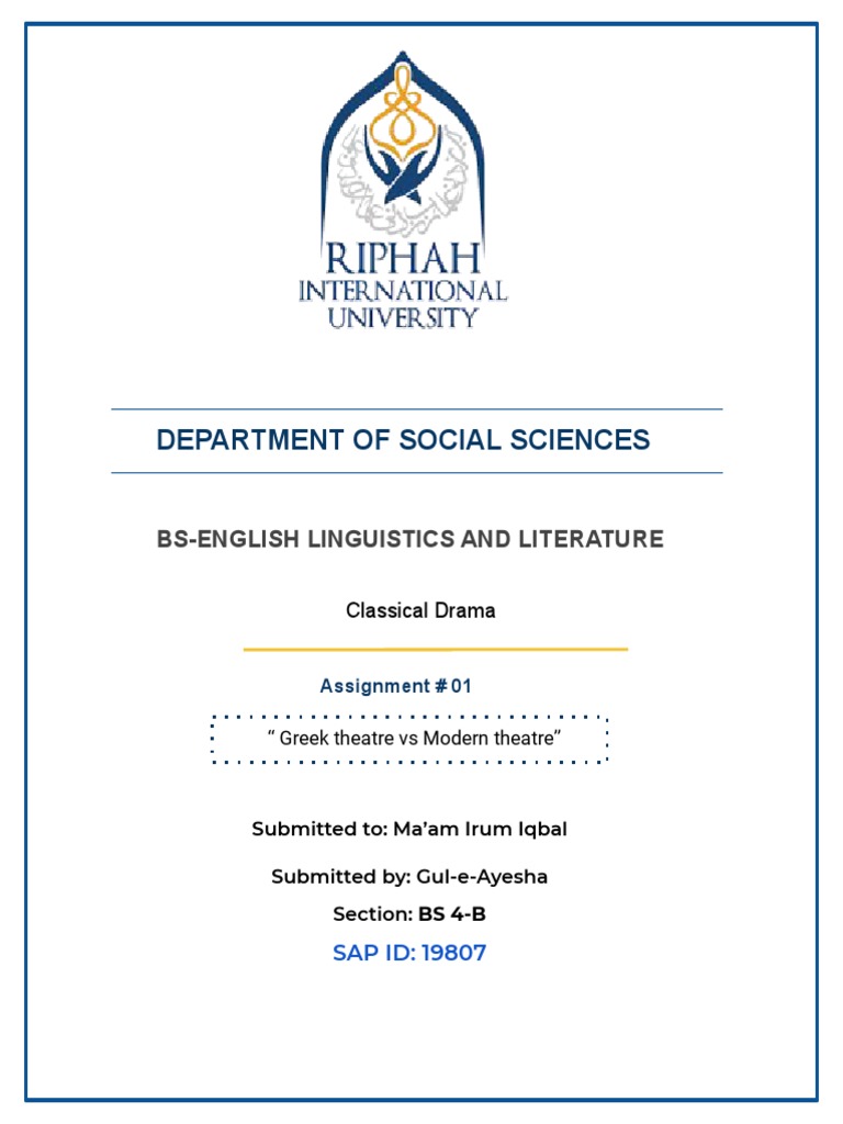 Greek Theatre Vs Modern Day Theatre | Download Free PDF | Theatre ...