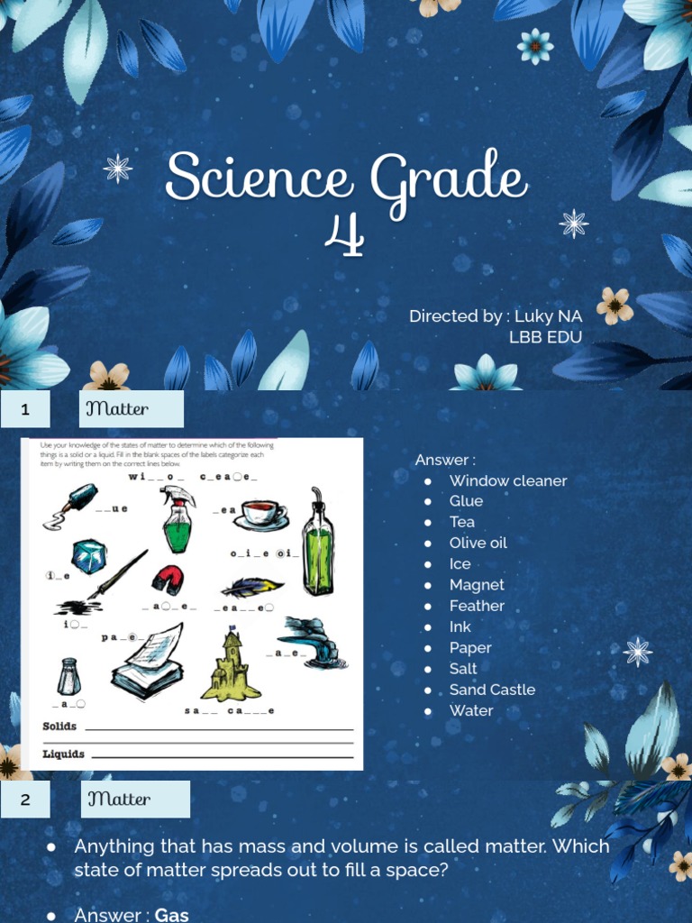 Science 4 - Soal Latihan Science | PDF | Atmosphere Of Earth | Water