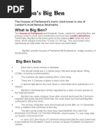 BIG BEN (Reading Comprehension) | PDF