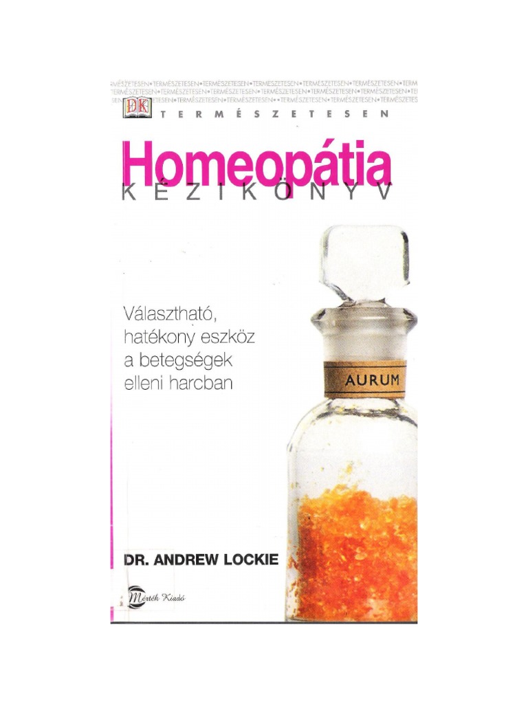 DR - Andrew Lockie - Homeopátia Kézikönyv | PDF