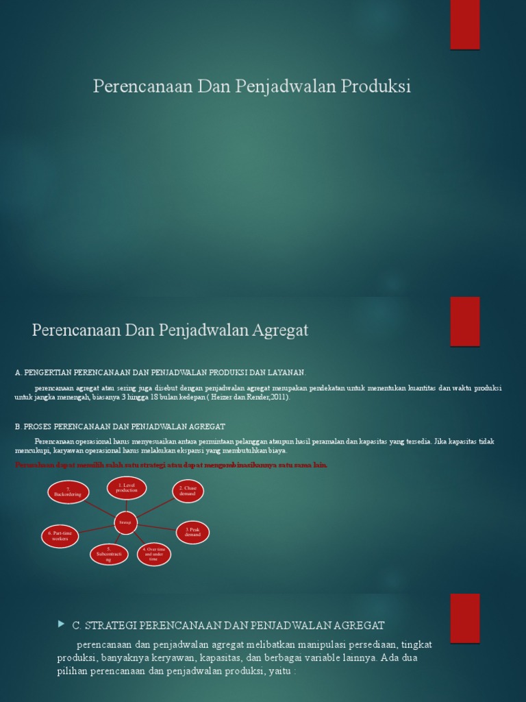 Perencanaan Dan Penjadwalan Agre | PDF