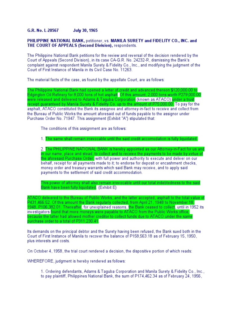 Agency Cases 1116 | PDF | Law Of Agency | Brief (Law)