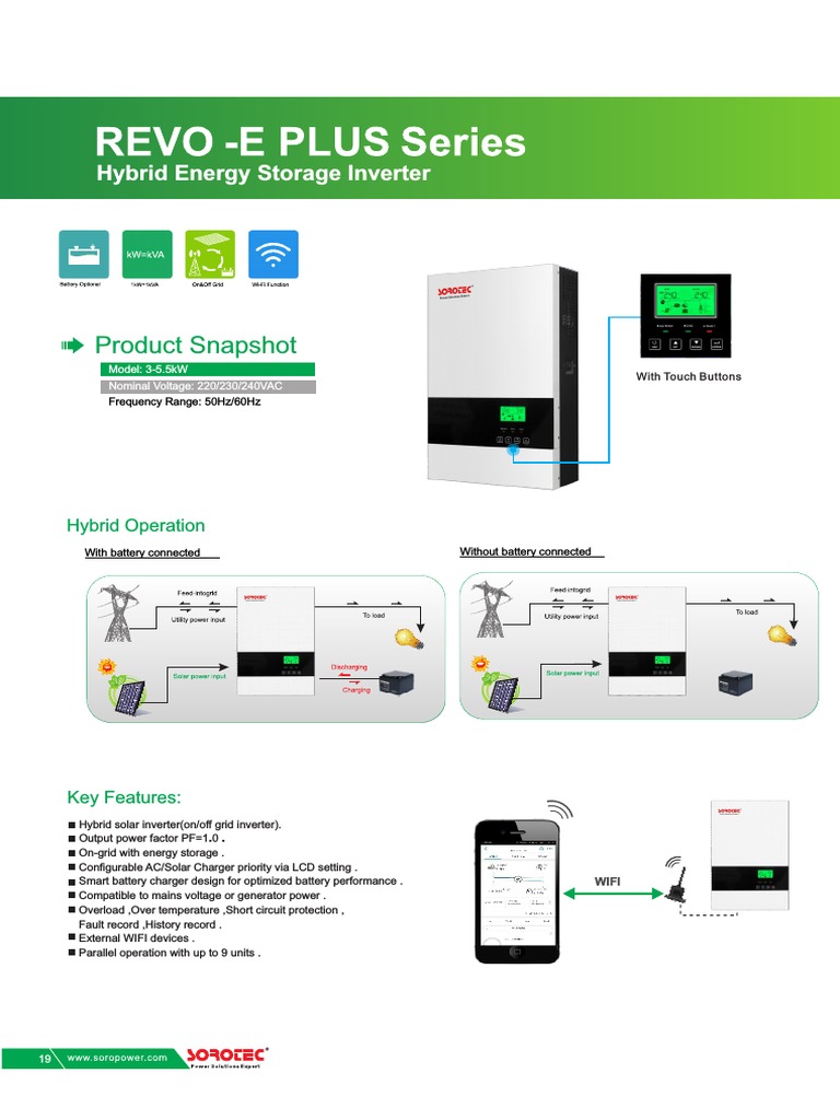 Revo e Plus | PDF | Power Inverter | Electromagnetism