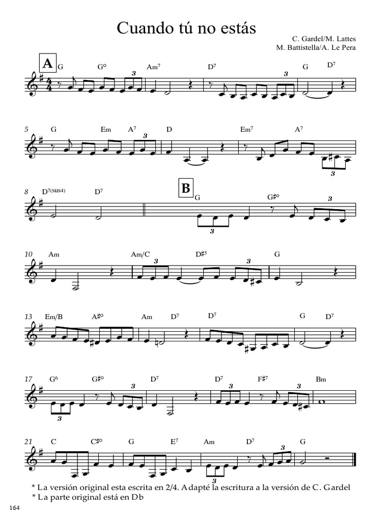 Cuando Tu No Estas | PDF