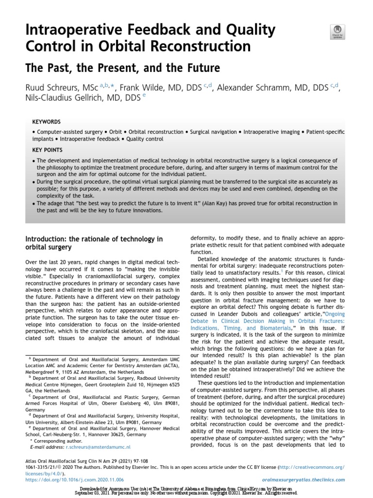 Intraop Feedback and Quality Control | PDF | Surgery | Simulation