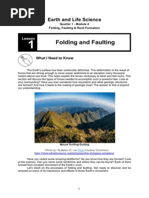 Folding Earth Science