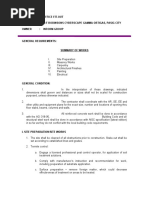Specification of Proposed Three Storey Apartment | PDF | Mortar ...