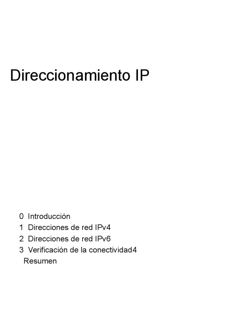 Direccionamiento Ip | Descargar gratis PDF | Yo Pv6 | Dirección IP