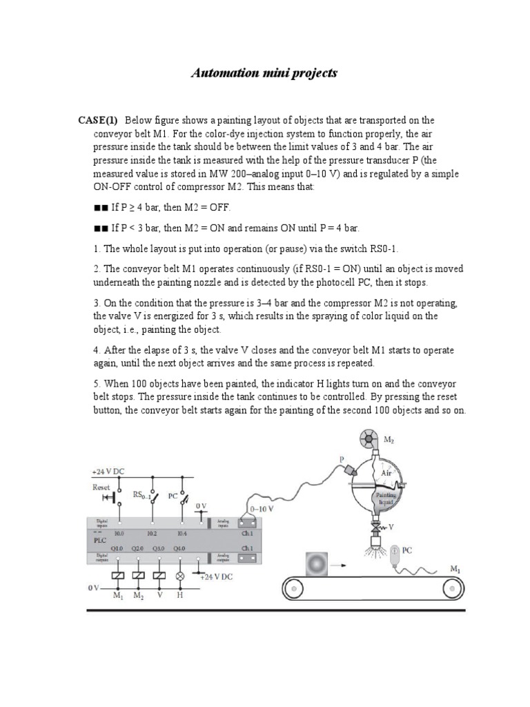 Automation Mini Projects | PDF | Programmable Logic Controller | Automation