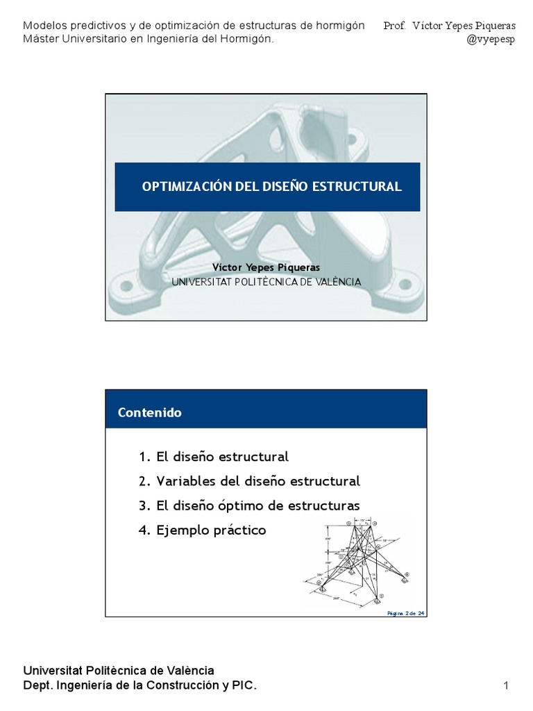Optimizacion Estructural | PDF | Diseño | Hormigón