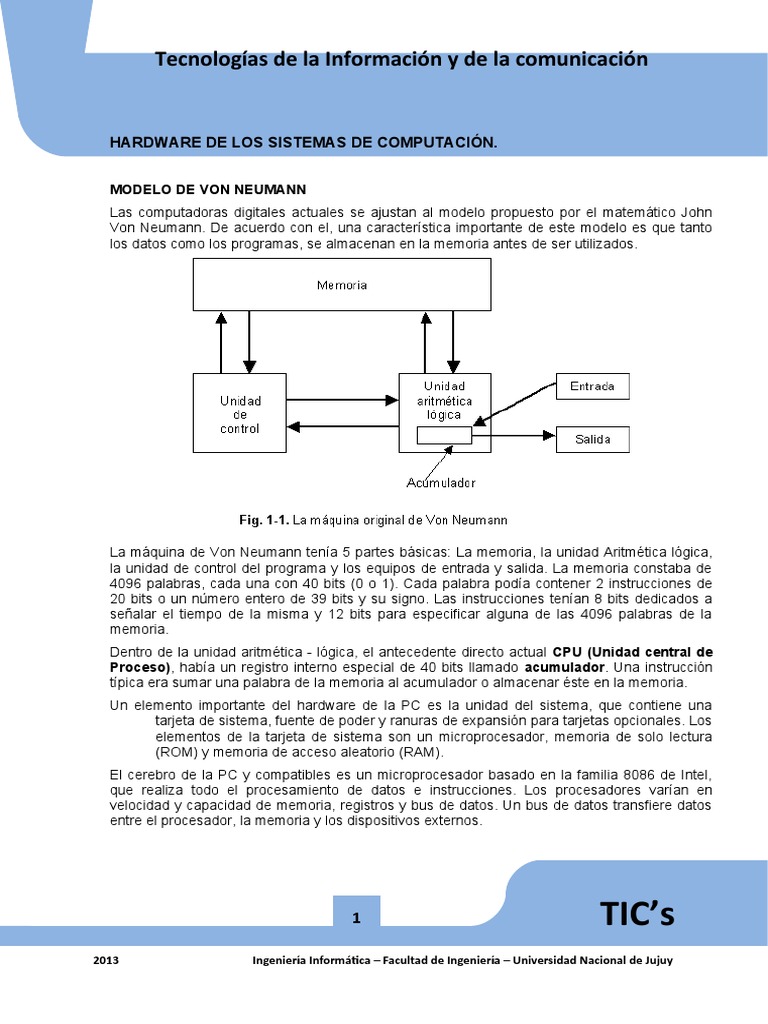 Apunte Hardware de Los Sistemas de Computacion | PDF | Almacenamiento de datos de la computadora ...