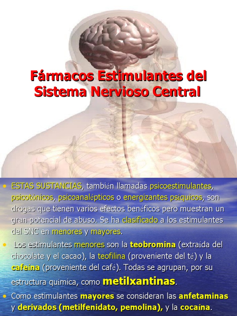 Estimulantes Del Sistema Nervioso Central | PDF | Estimulante | Cocaína