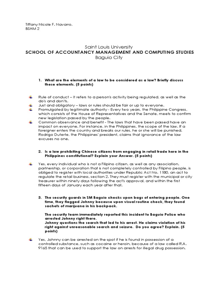 Activity 1. THC114 | PDF | Fourth Amendment To The United States ...