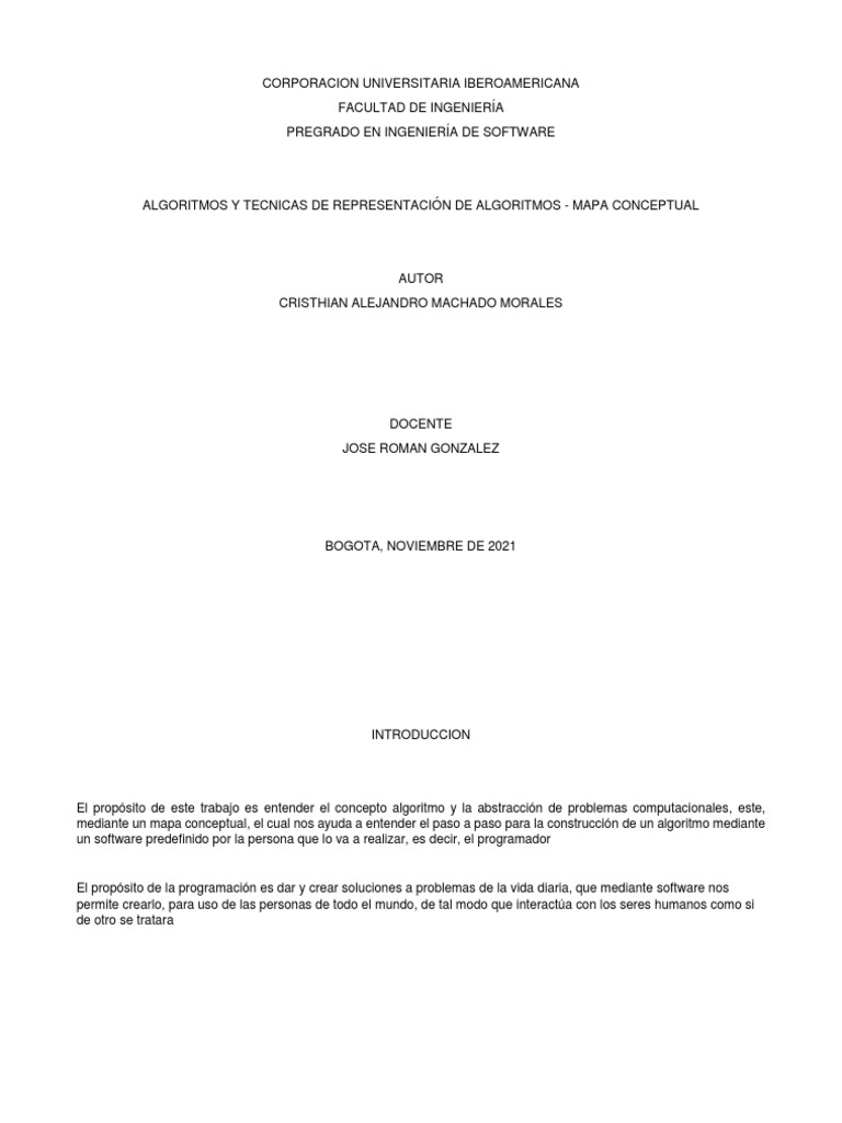 Mapa Conceptual | PDF | Lenguaje de programación | Algoritmos