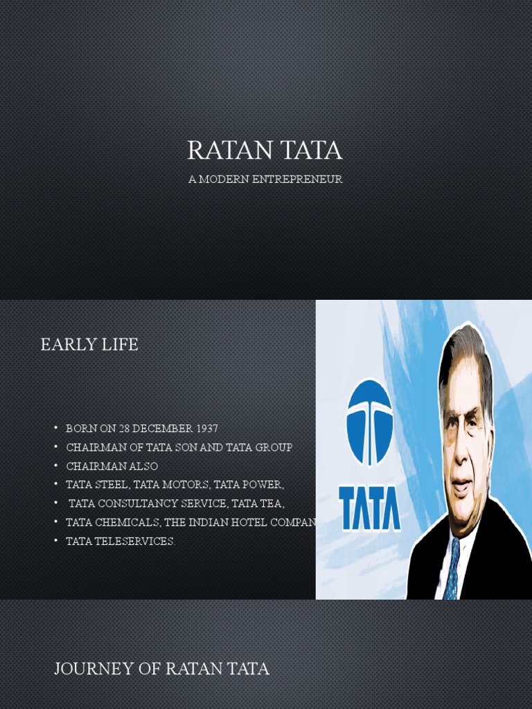 Ratan Tata: Chronicling the Journey and Achievements of an Iconic ...