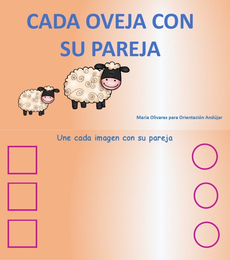 Plantilla Cada Oveja Con Su Pareja | PDF | Salud y bienestar