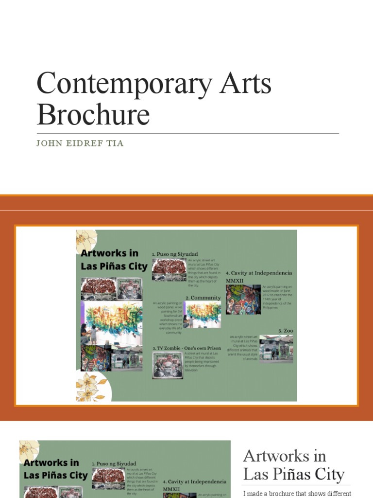 Contemporary Arts Brochure | PDF