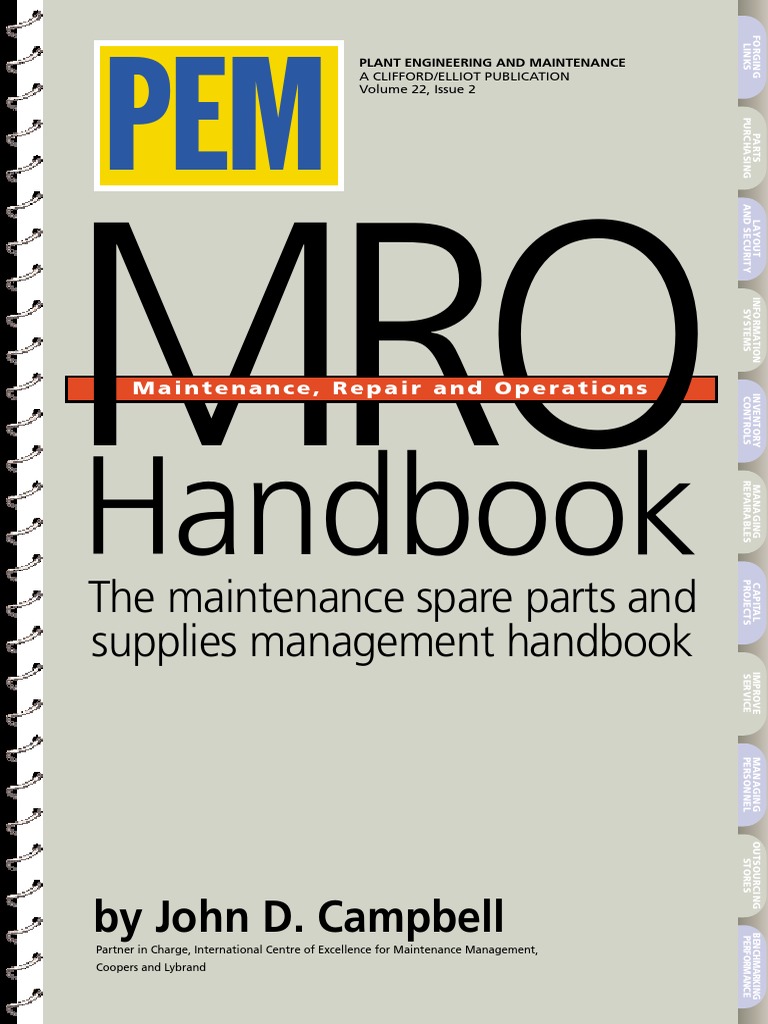 Documents - MRO Handbook | PDF | Inventory | Outsourcing