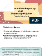 A. P Mga Antas Panlipunanan NG Mga Sinaunang Filipino | PDF