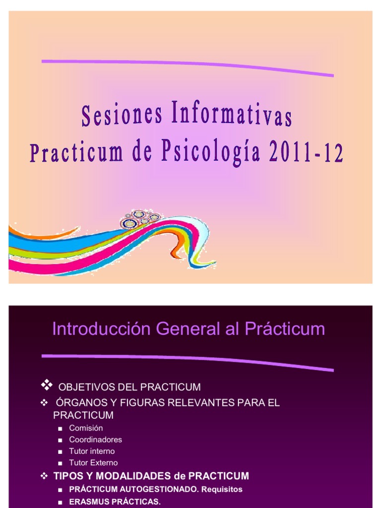 Introduccion Practicum | PDF | Experiencia | Sicología