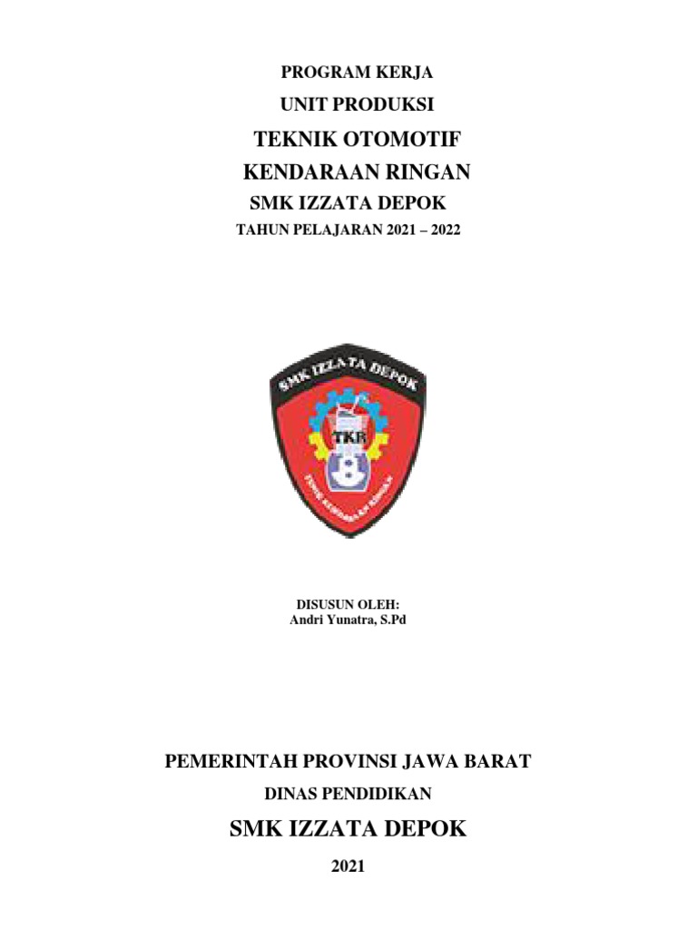 Program Kerja Unit Produksi Contoh | PDF