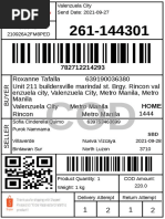 Sample JNT Waybill | PDF