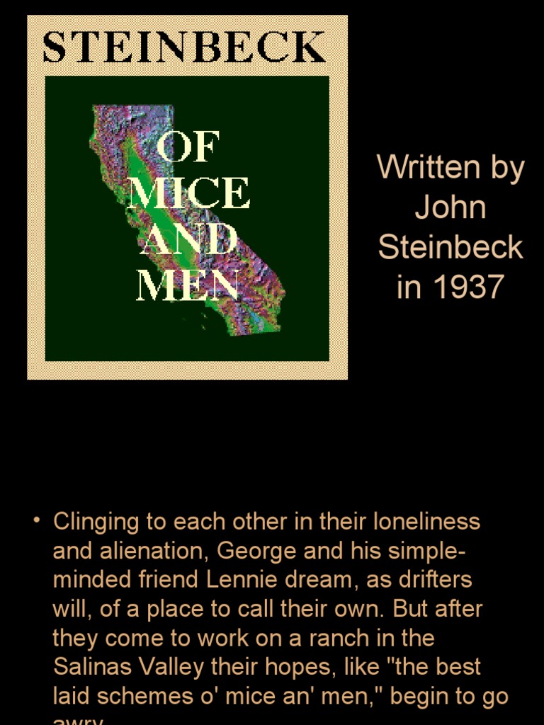 Of Mice and Men: Themes and Context | PDF | Dust Bowl | Agriculture