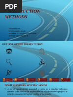 DPWH Road Construction Methodology Guide | PDF | Road Surface | Concrete