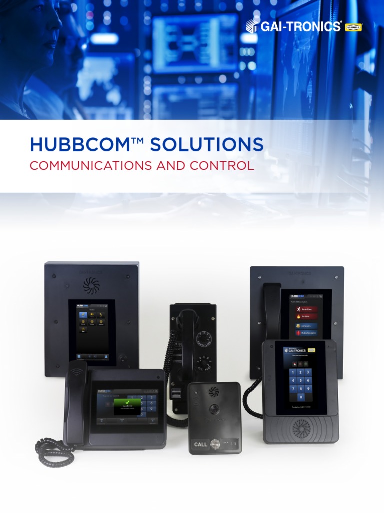 Hubbcom™ Solutions: Communications and Control | PDF | Elevator | Usb