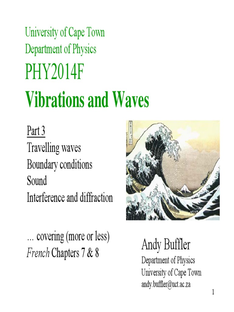 Vibrations and Waves 3 | PDF | Waves | Diffraction