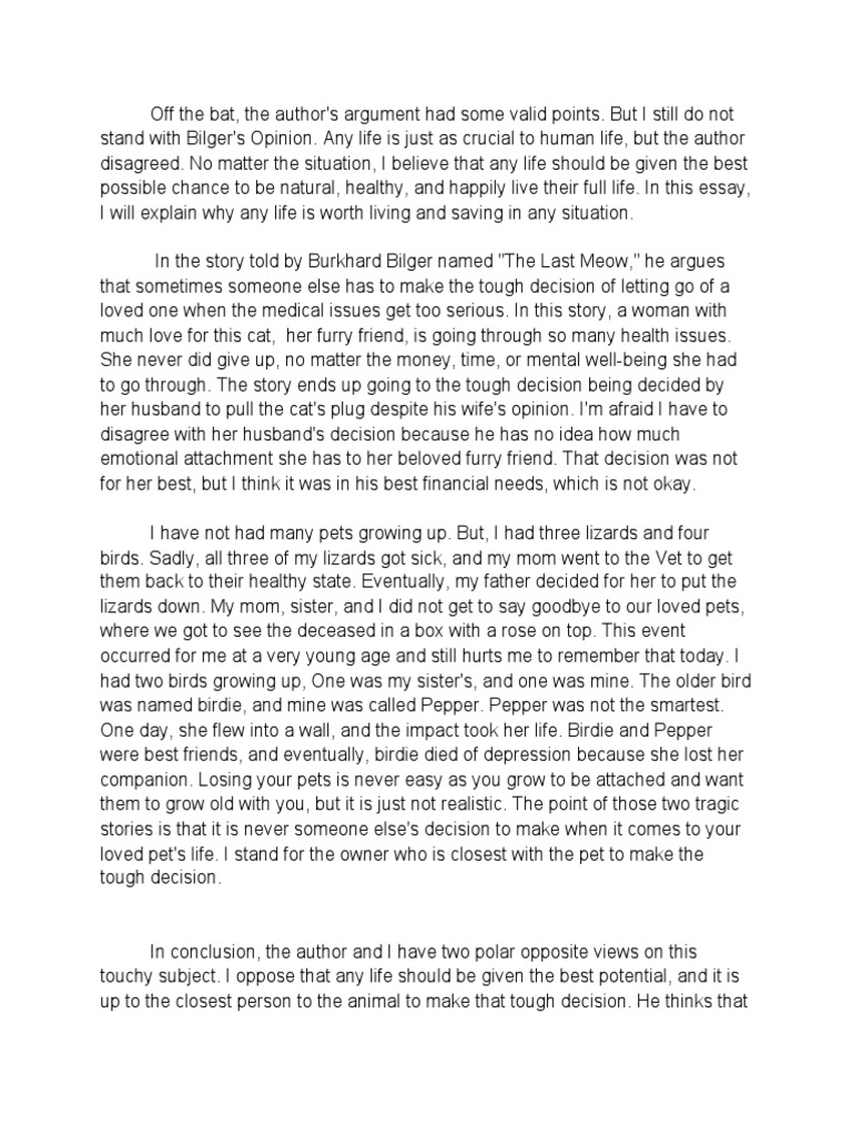 The Lat Meow Essay | PDF | Psychology | Psychological Concepts