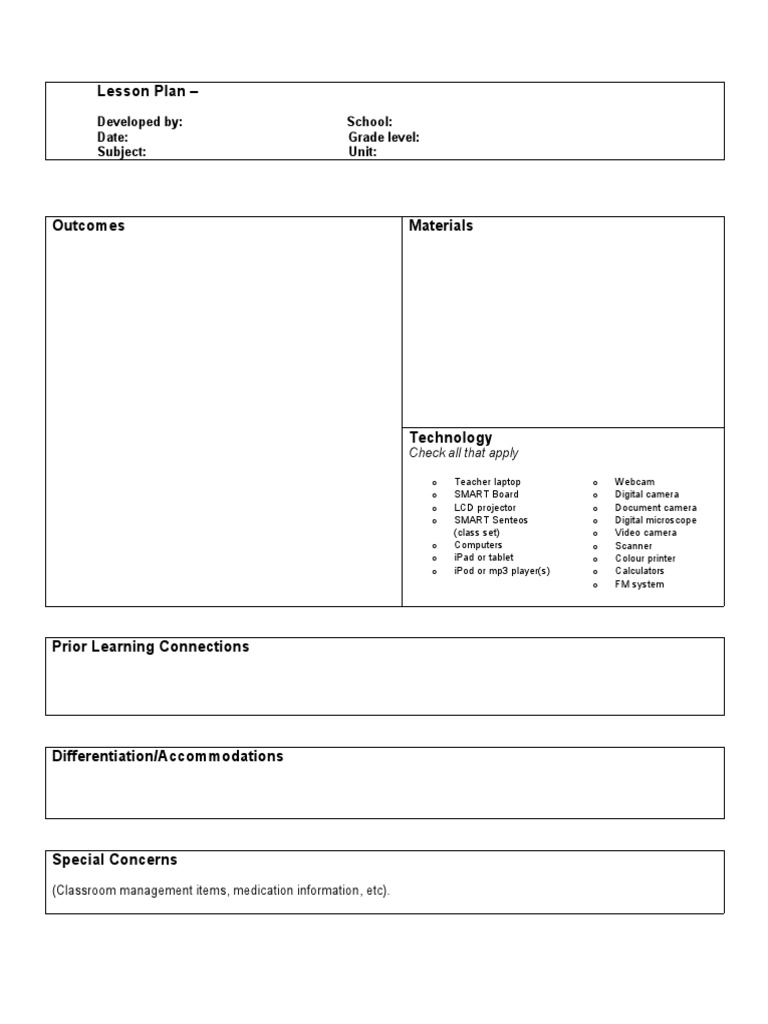 Lesson Plan - : Check All That Apply | PDF