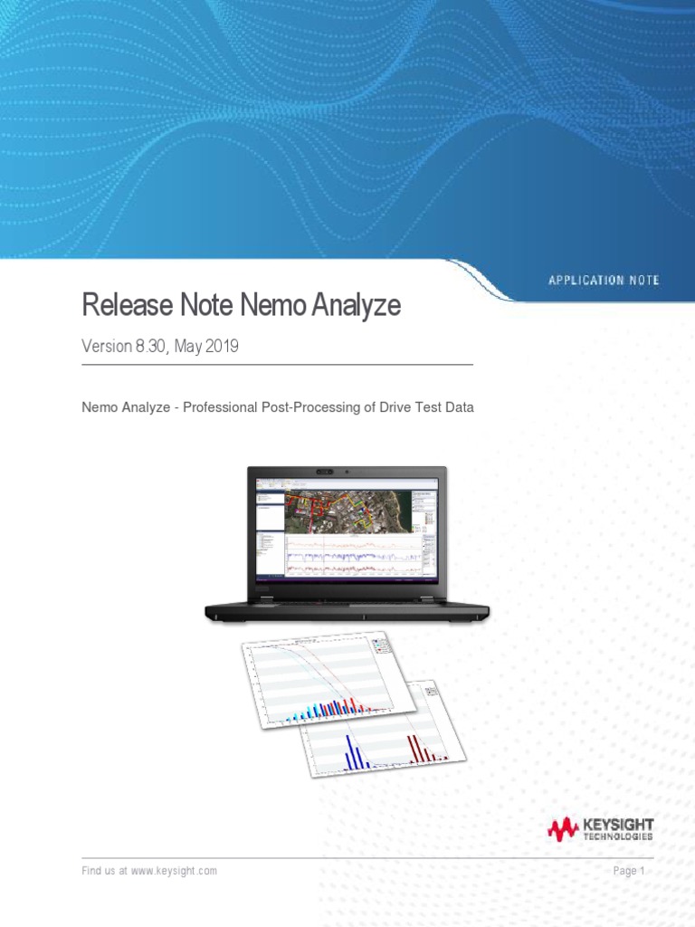 Release Note Nemo Analyze: Version 8.30, May 2019 | PDF | Computer File ...