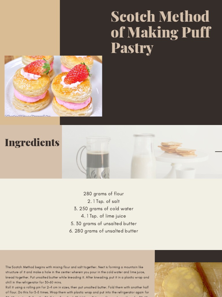 Scotch Method of Making Puff Pastry | PDF | Wellness
