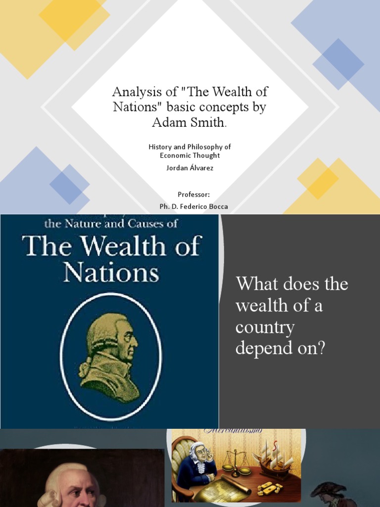 Analysis of Adam Smith's "Wealth of Nations | PDF