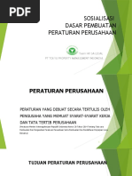 CONTOH NASKAH / DRAFT Peraturan Perusahaan | PDF