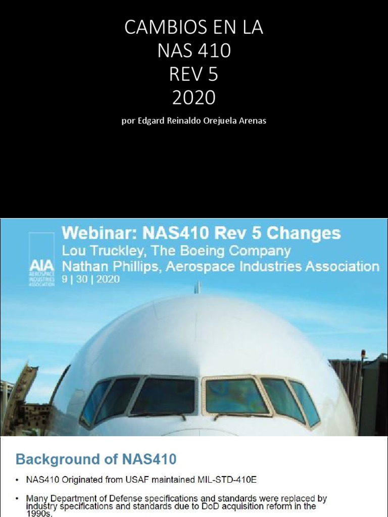 Cambios en La Nas 410 Rev 5 | PDF