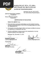 KP FORM 20A - Certification To File Action | PDF