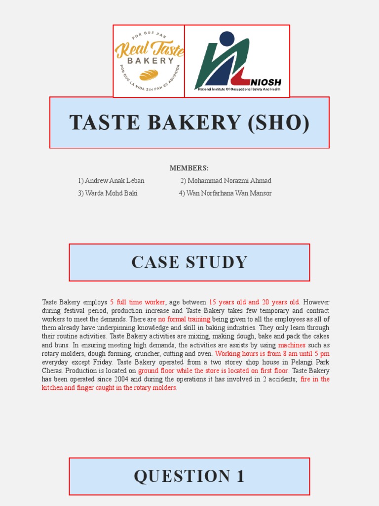 Taste Bakery Case Study | PDF | Bakery | Baking